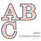Spring Easter Pattern Free Printable Letters - Make Breaks