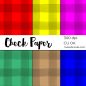 Check Plaid Tartan Digital Paper Download - Make Breaks