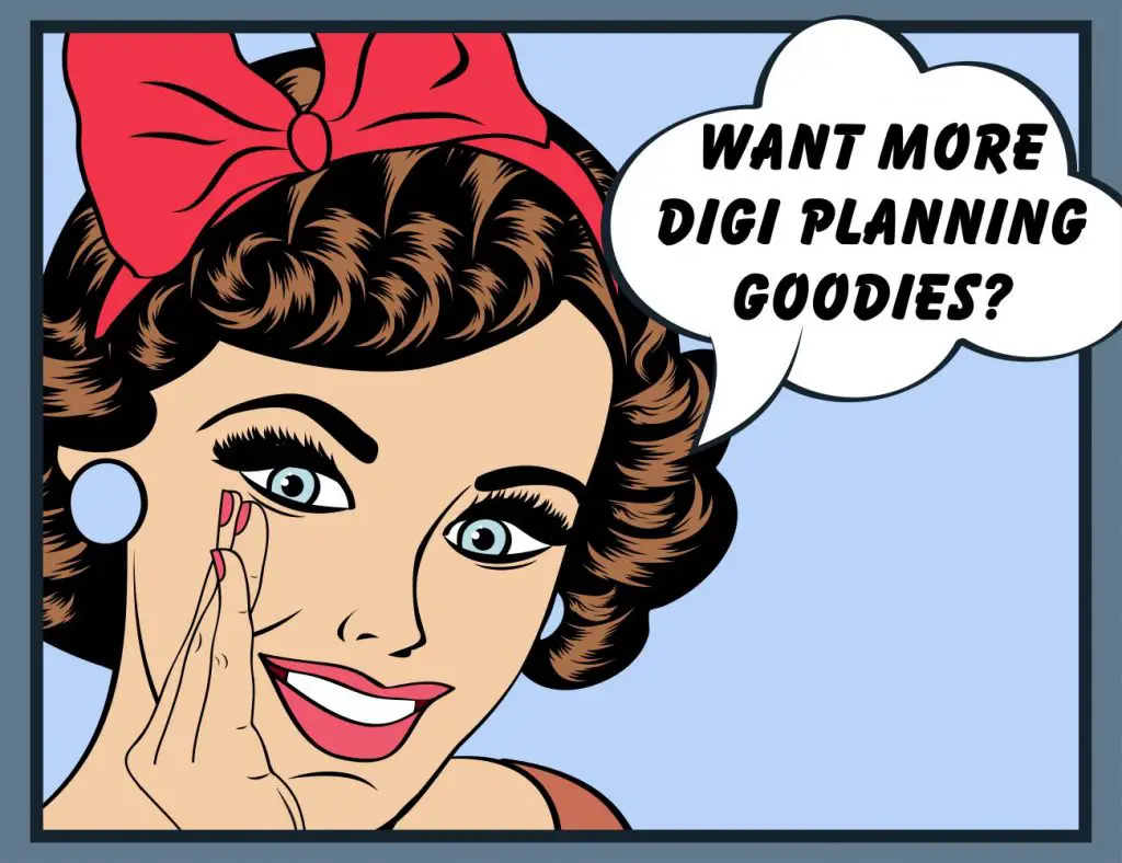 Free Essential Words Digital Planner Stickers for Goodnotes & PNG files ...