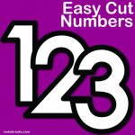 Easy Number Letter Template - Printable Numbers - Make Breaks