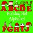 Funny Holiday Hat Christmas Alphabet Letters to Print - Free Printable ...