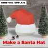 Tutorial: Make a DIY Santa Hat (With Free Template - Make Breaks