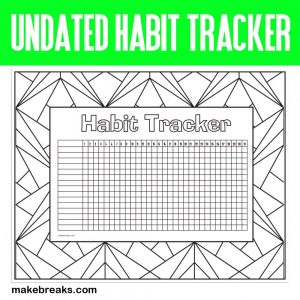 Free Bullet Journal Mini Trackers To Cut and Stick - Make Breaks