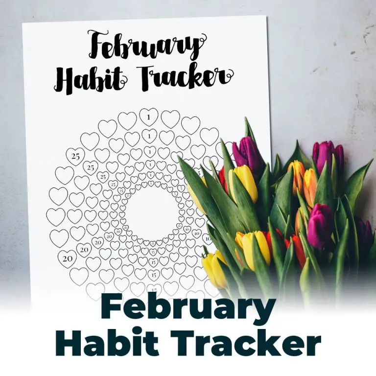 Free February Habit Tracker 2 - Make Breaks