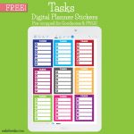 Free Tasks Digital Stickers For Goodnotes & Digital Planners - Make Breaks