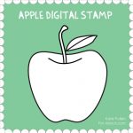 Free Digital Stamp - Apple - Make Breaks