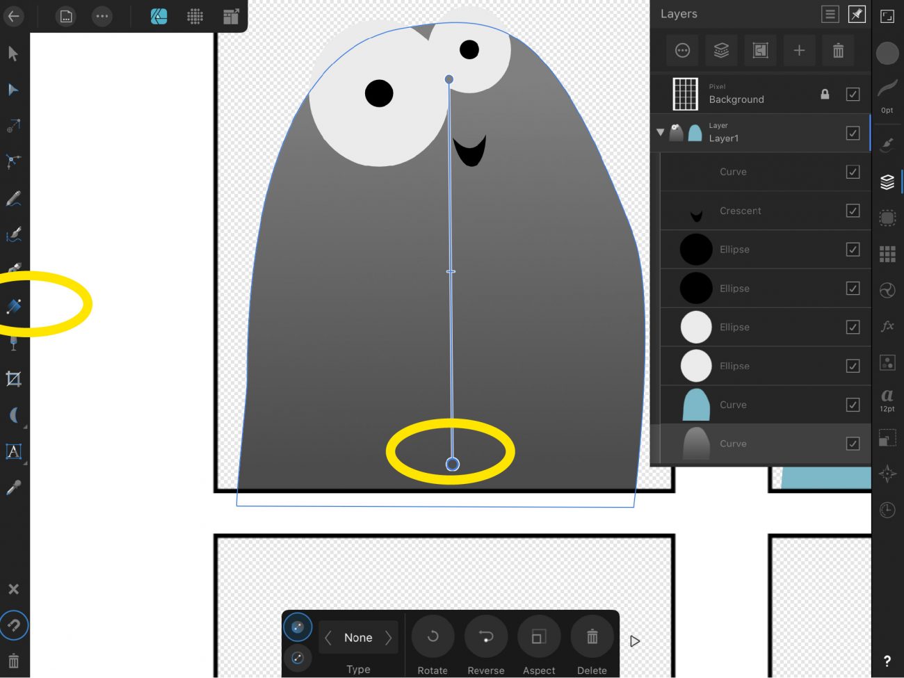 Beginner Affinity Designer Ipad Tutorial Make Monster Stickers Make