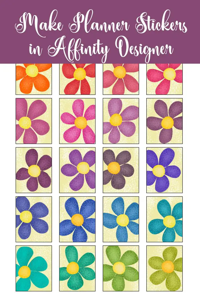How to Make Planner Stickers in Affinity Designer for iPad - Make Breaks