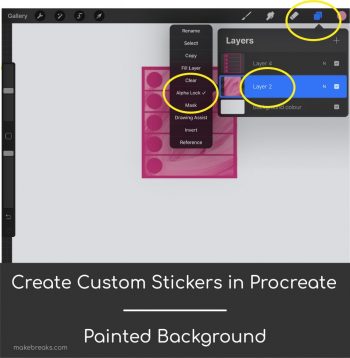 Make Custom Planner Stickers in Procreate - Procreate 5 Tutorial - Make ...