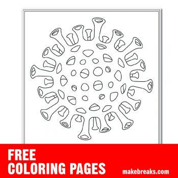 Free Virus Awareness Coloring Page - Make Breaks