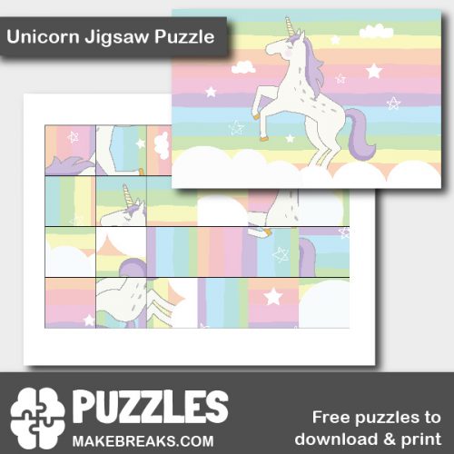 Free Printable Unicorn Activities to Do At Home - Make Breaks