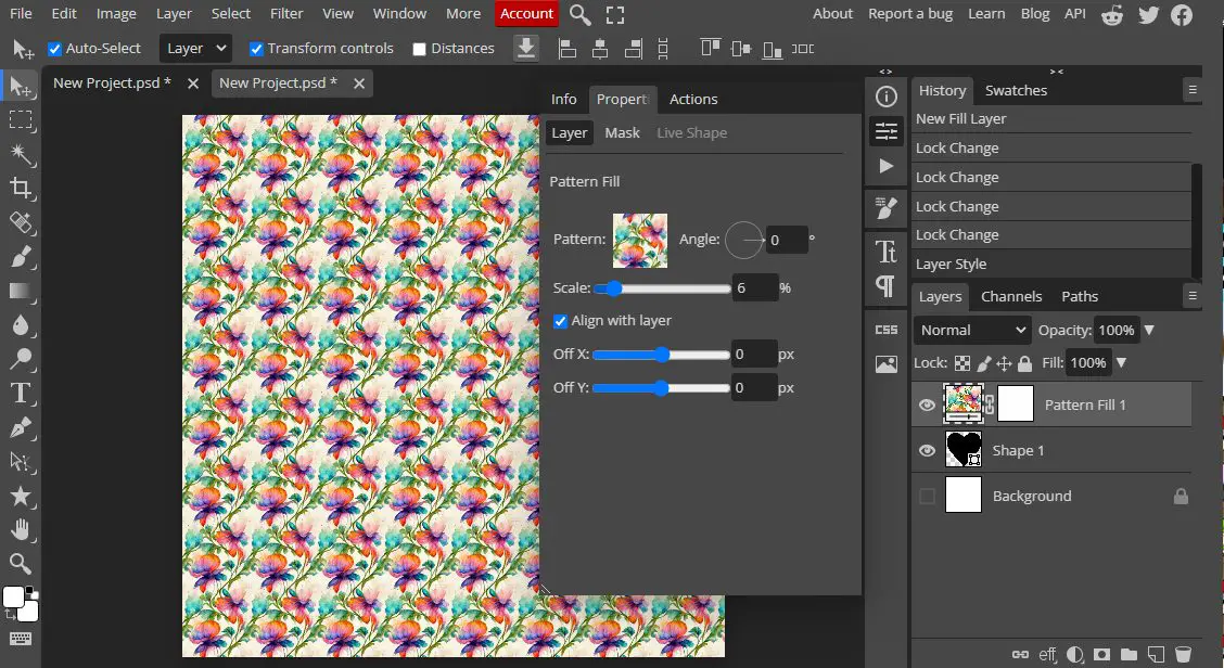 How to Fill Shapes With Repeating Seamless Patterns - Make Breaks