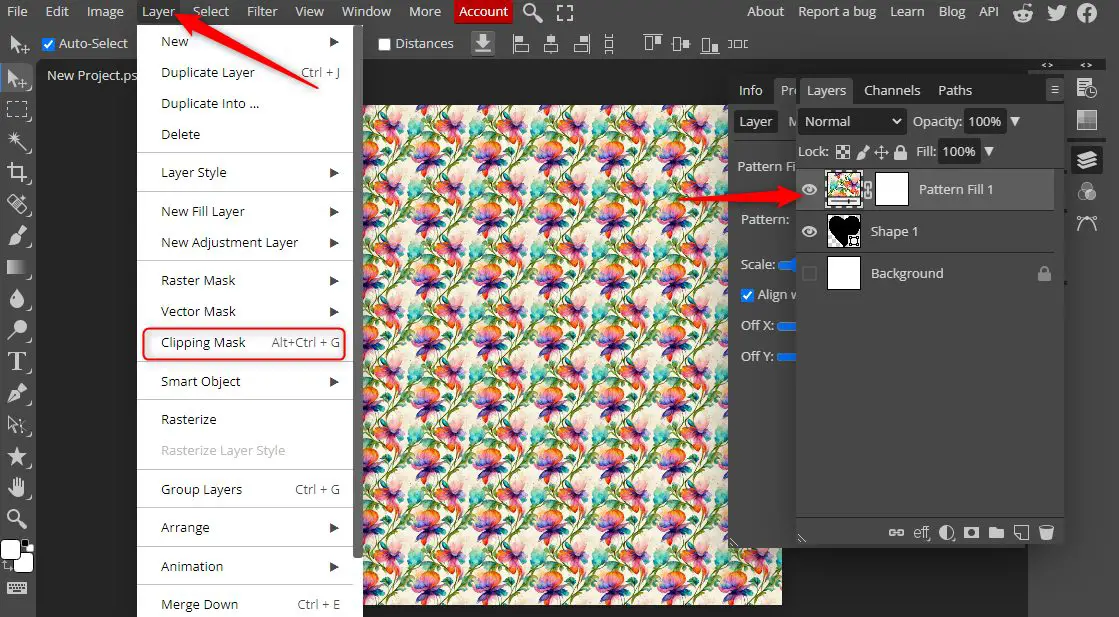 How to Fill Shapes With Repeating Seamless Patterns - Make Breaks