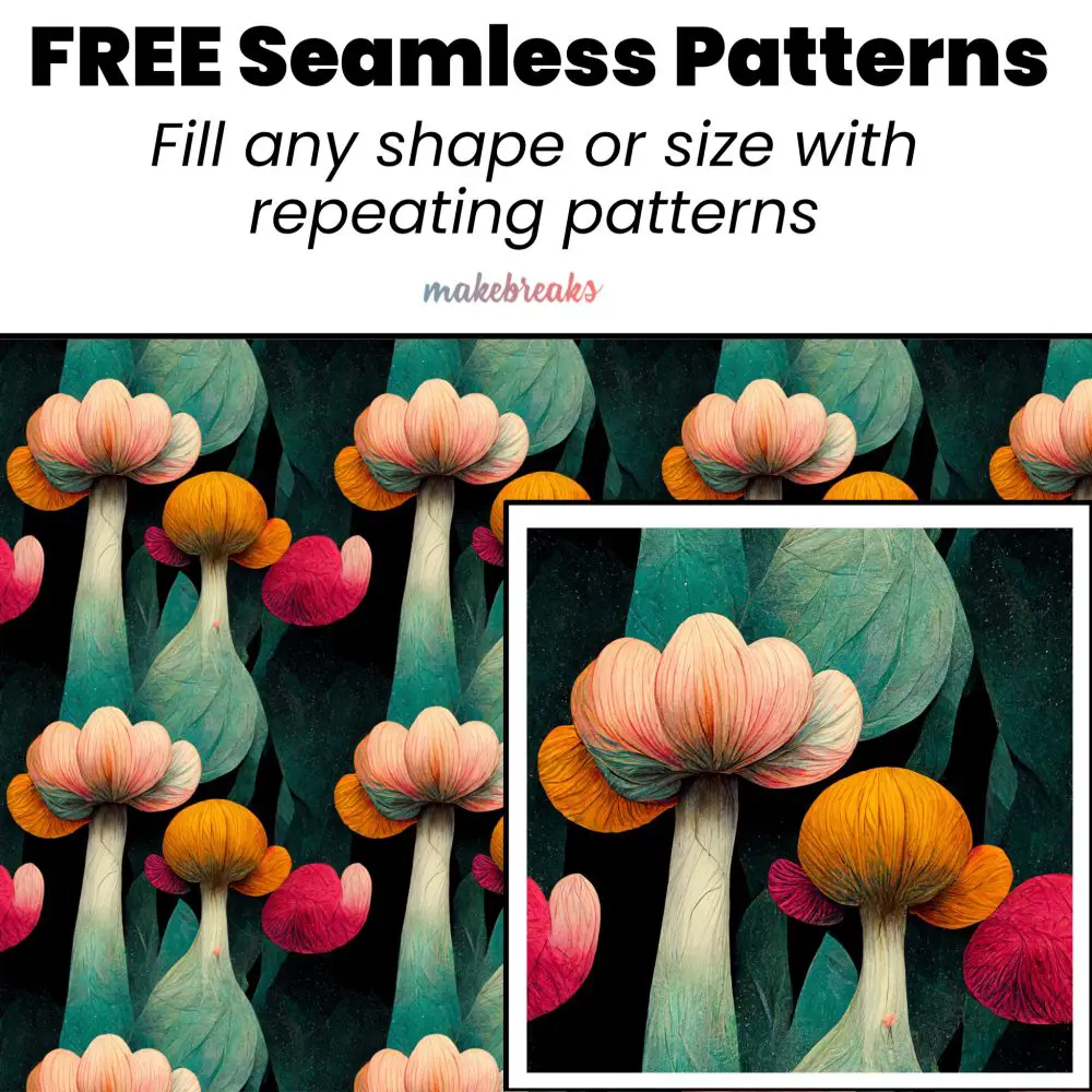 Fantasy Floral Seamless Pattern Tile - Make Breaks