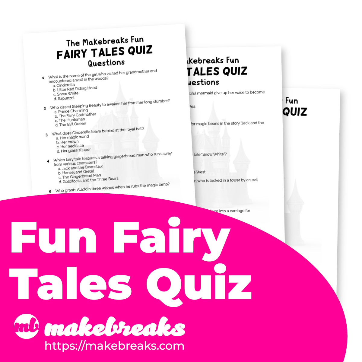 Fairy Tales Quiz - Make Breaks